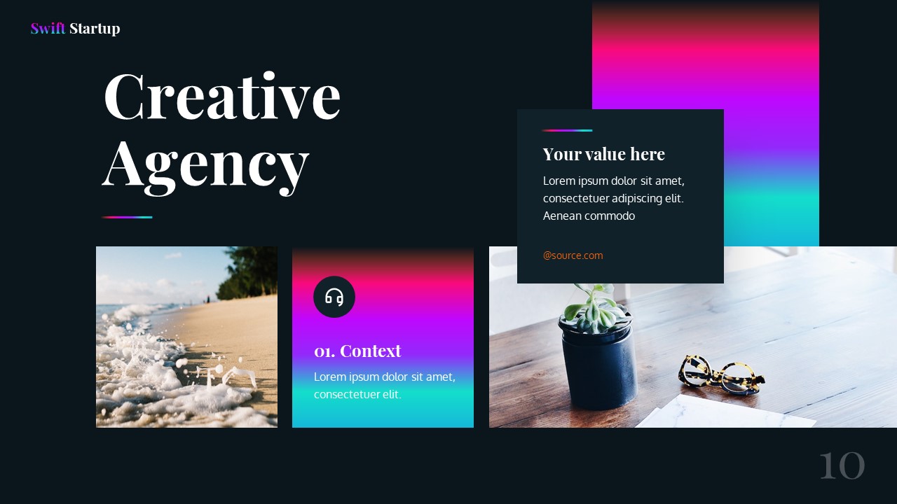Swift Startup Pitch Deck Powerpoint Template Presentation Templates